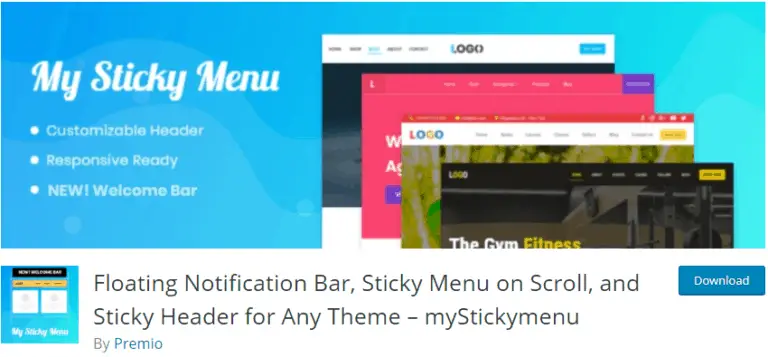 5 Best Free WordPress Sticky Header & Menu Plugins: Improve Website Navigation Without Spending ...