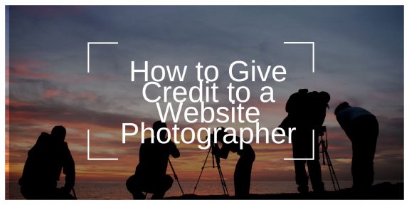 How to Give Credit to a Website Photographer - Resize my Image Blog