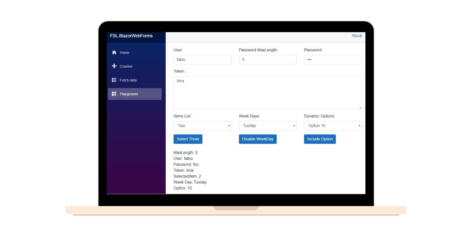 How to Get a Variable from HTML Input in Blazor C#