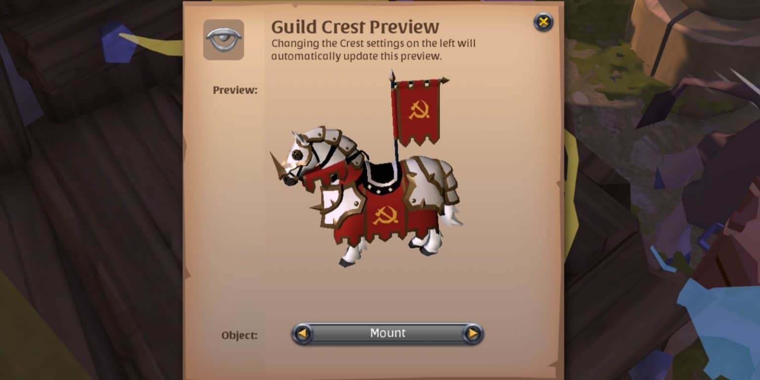 How to Remove Guild Logo from Cape in Albion Online